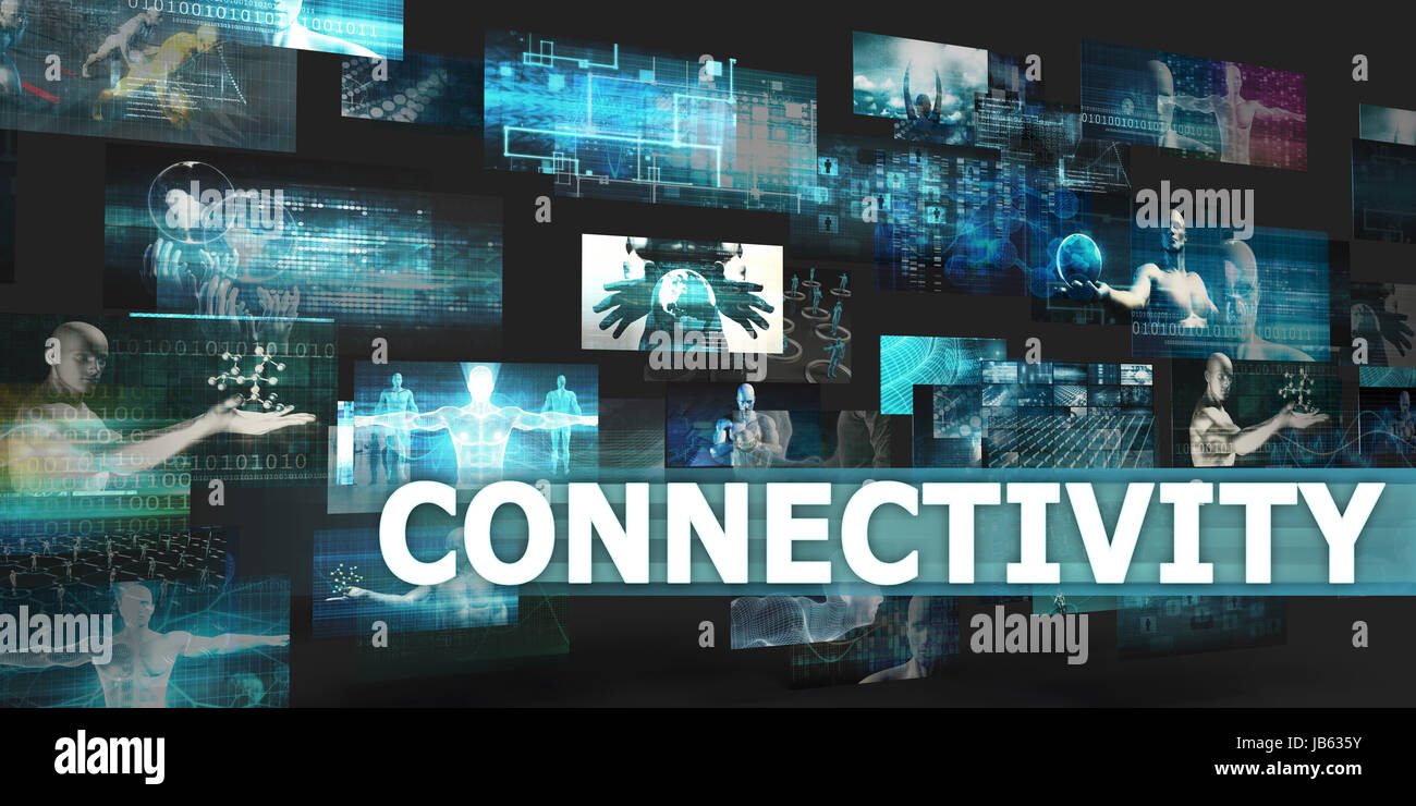 Connectivity Presentation Background with Technology Abstract Art Stock ...