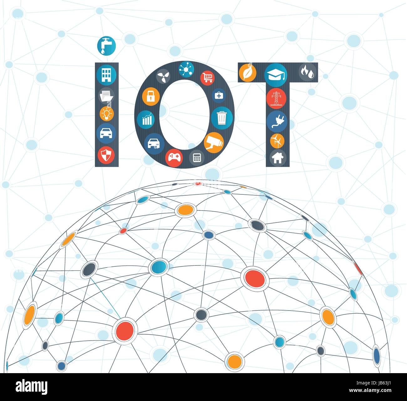 Internet of things concept and Cloud computing technology Internet ...