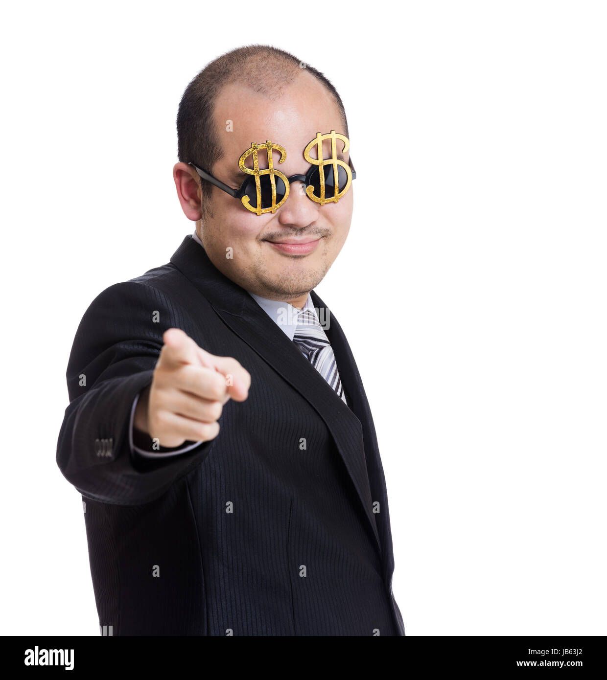 Chinese male glasses pointing finger hi-res stock photography and ...