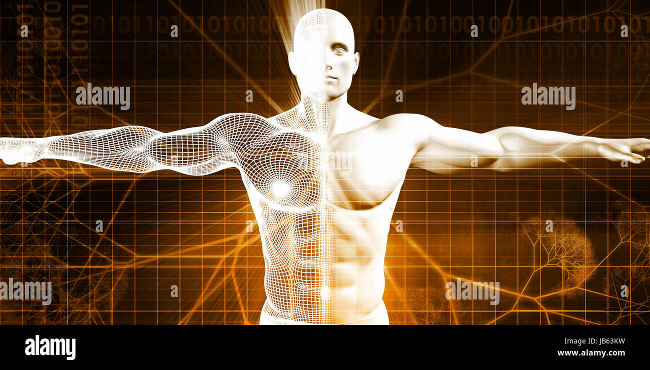 Disruptive Technology of the Human Body and Mind Stock Photo - Alamy