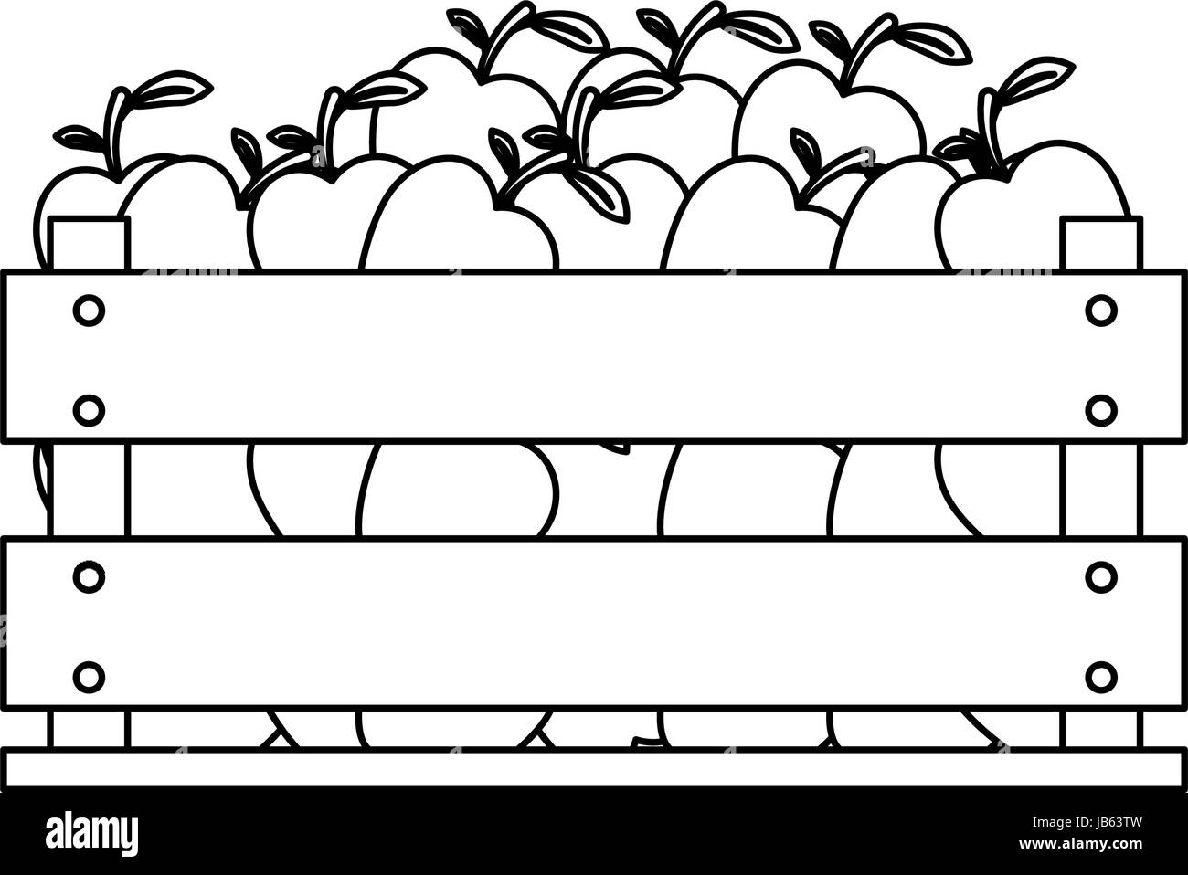 box with apples icon Stock Vector Image & Art - Alamy