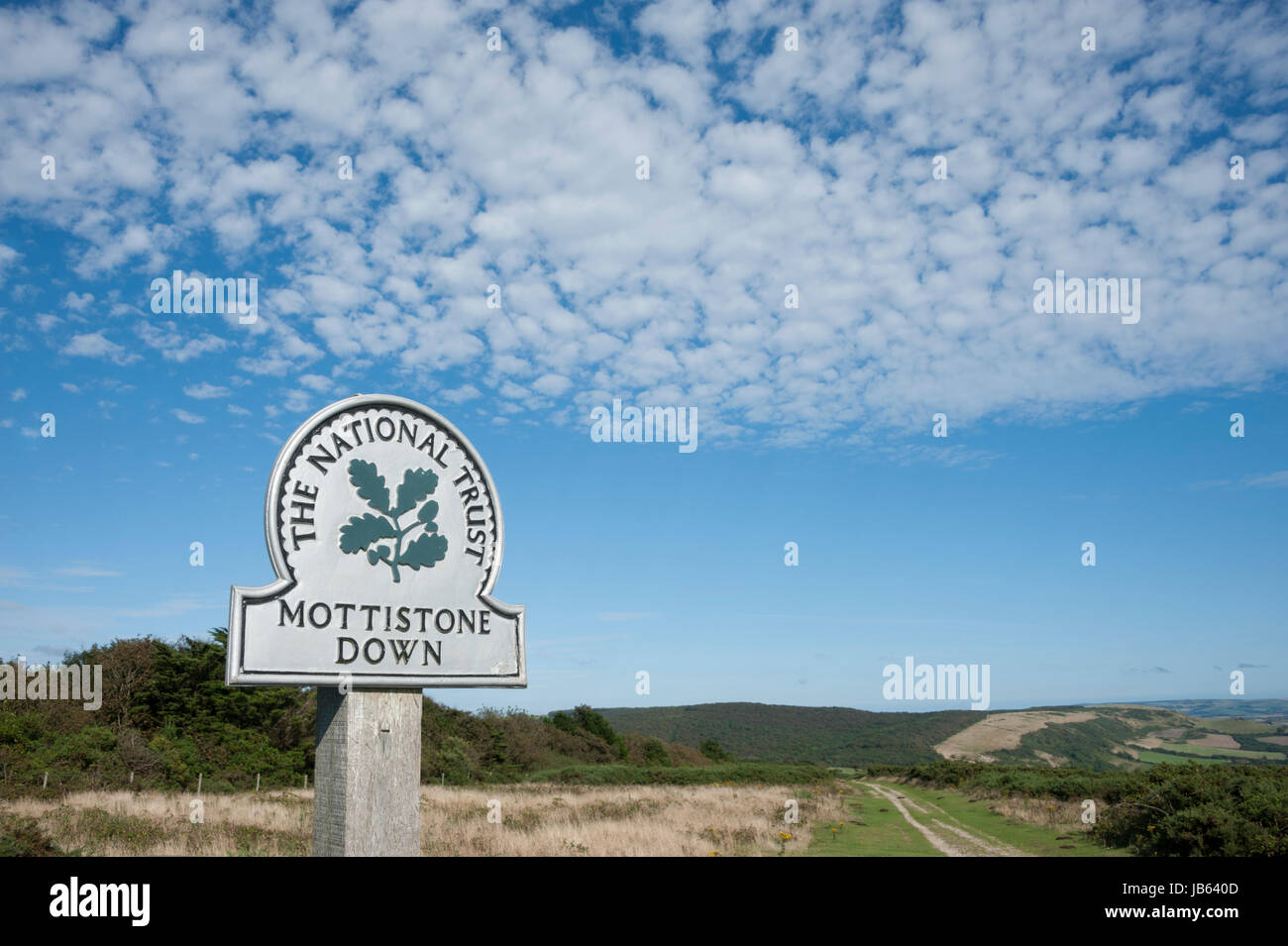Mottistone Down, Isle of Wight Stock Photo - Alamy