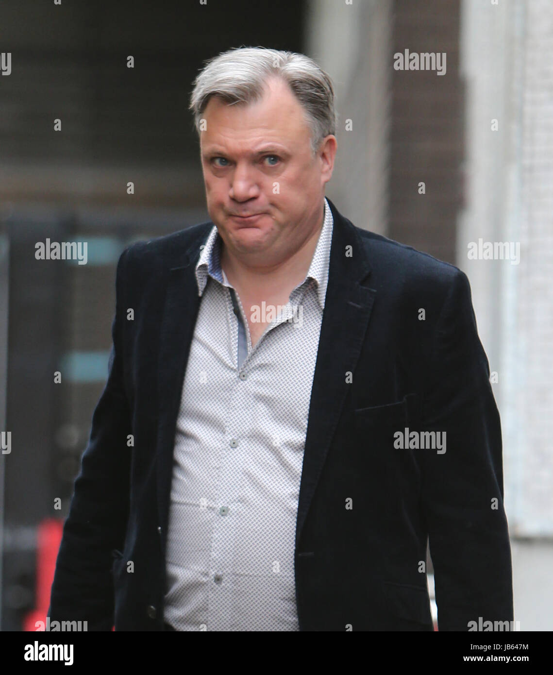 Ed Balls outside ITV Studios today Featuring: Ed Balls Where: London ...