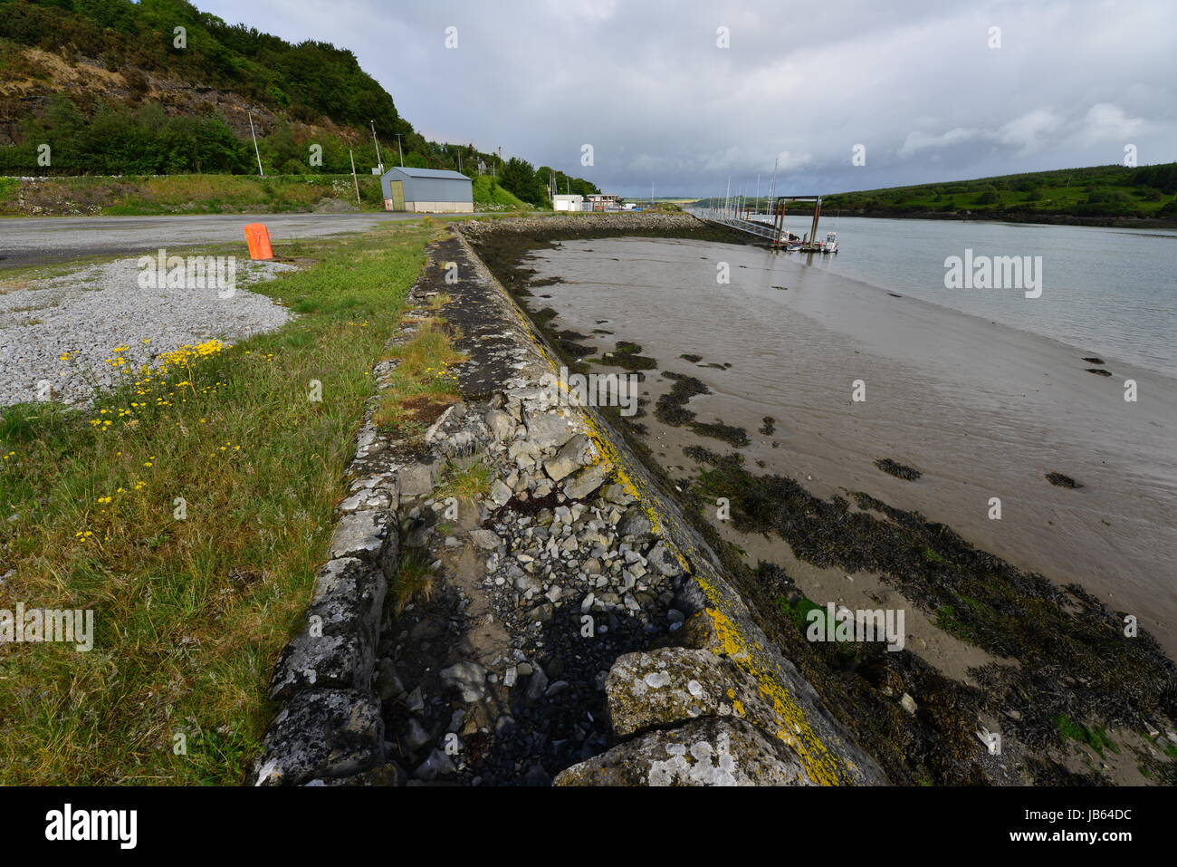 Foynes harbour on the river Shannon in Ireland Stock Photo - Alamy