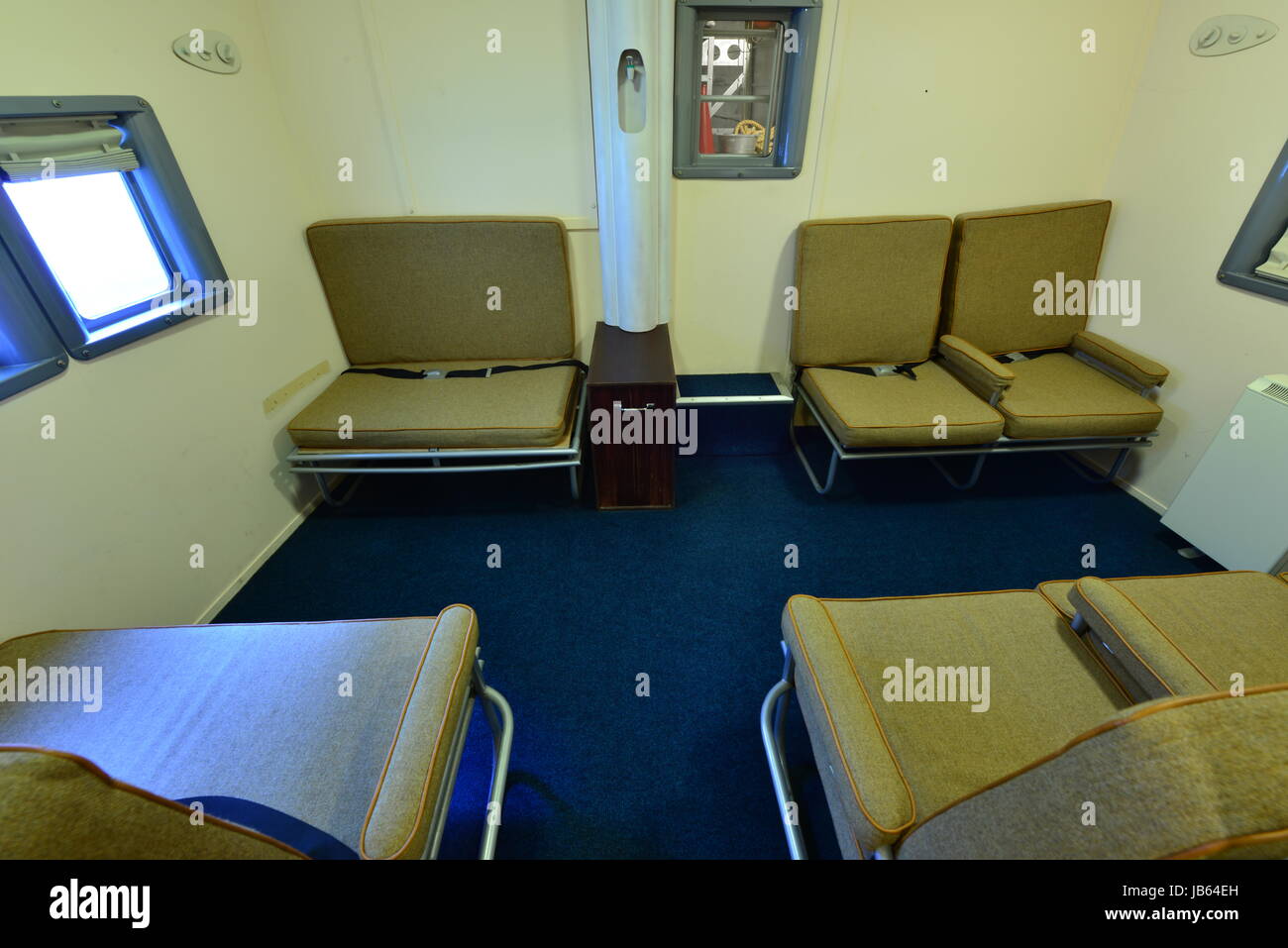 B314 replica interior at the Foynes seaplane museum in Ireland Stock ...