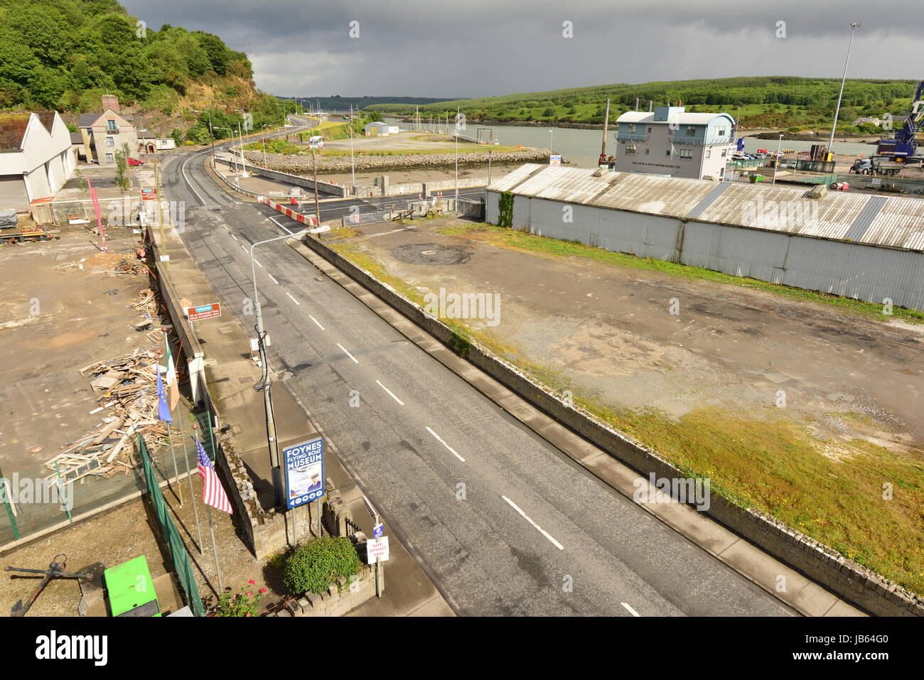 Foynes Harbour in Ireland Stock Photo - Alamy