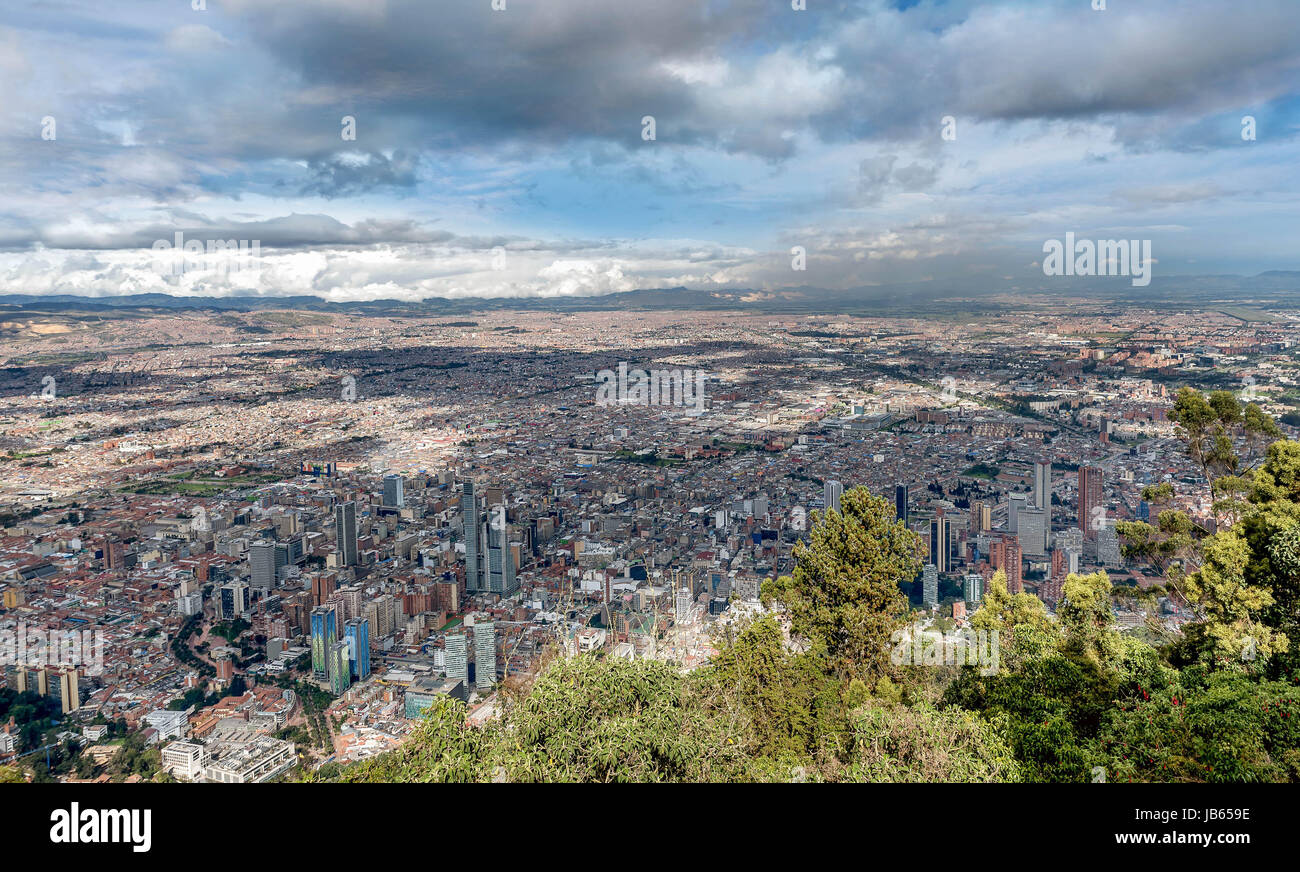 Aerial view of Bogota, Colombia Stock Photo - Alamy