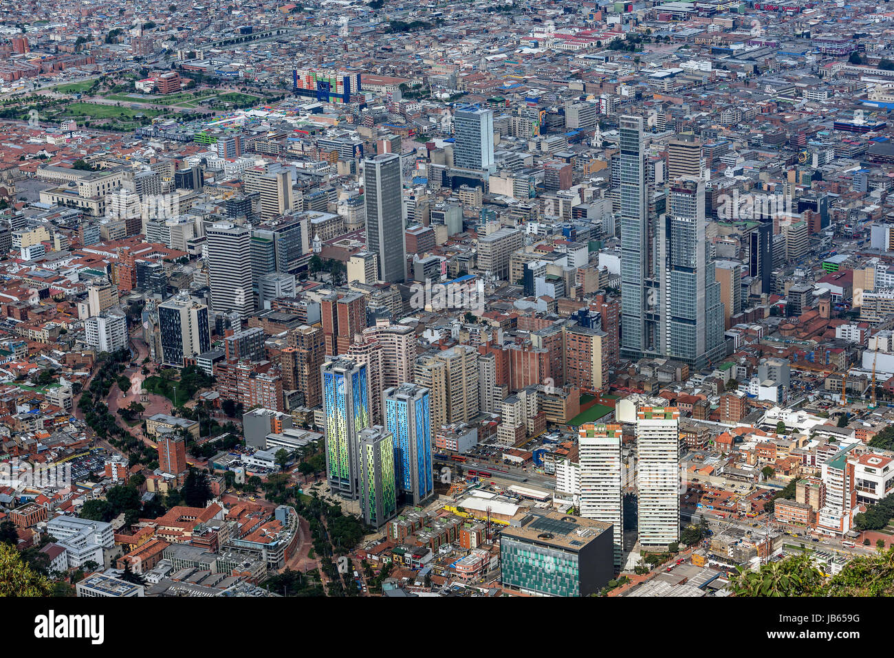 Aerial view of bogota hi-res stock photography and images - Alamy