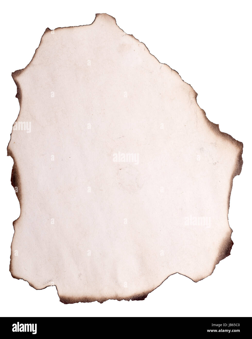 burnt paper isolated on white background Stock Photo - Alamy