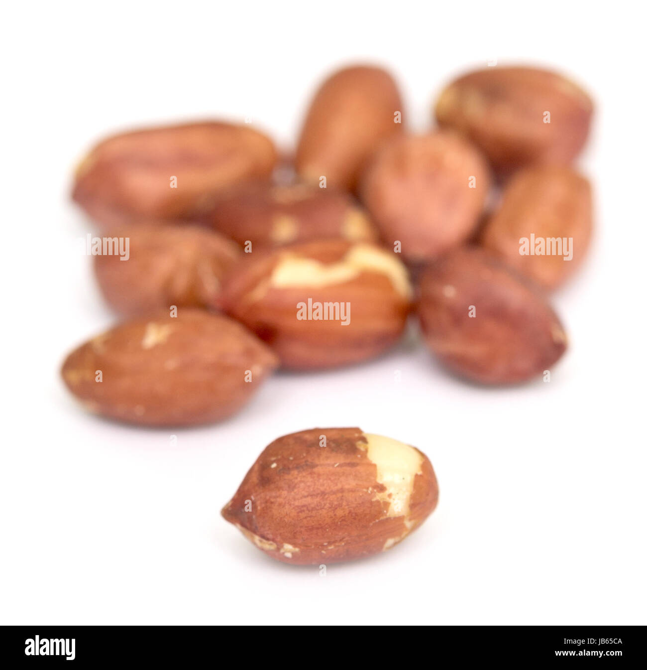 peanuts isolated on white background Stock Photo - Alamy