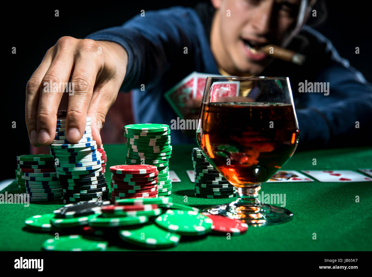 Poker face man hi-res stock photography and images - Alamy