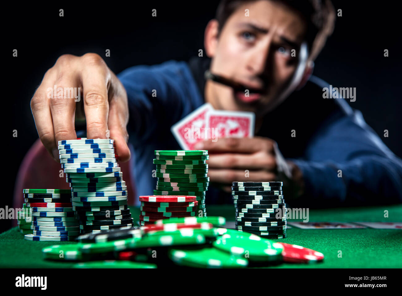 Man Poker Cards High Resolution Stock Photography and Images - Alamy