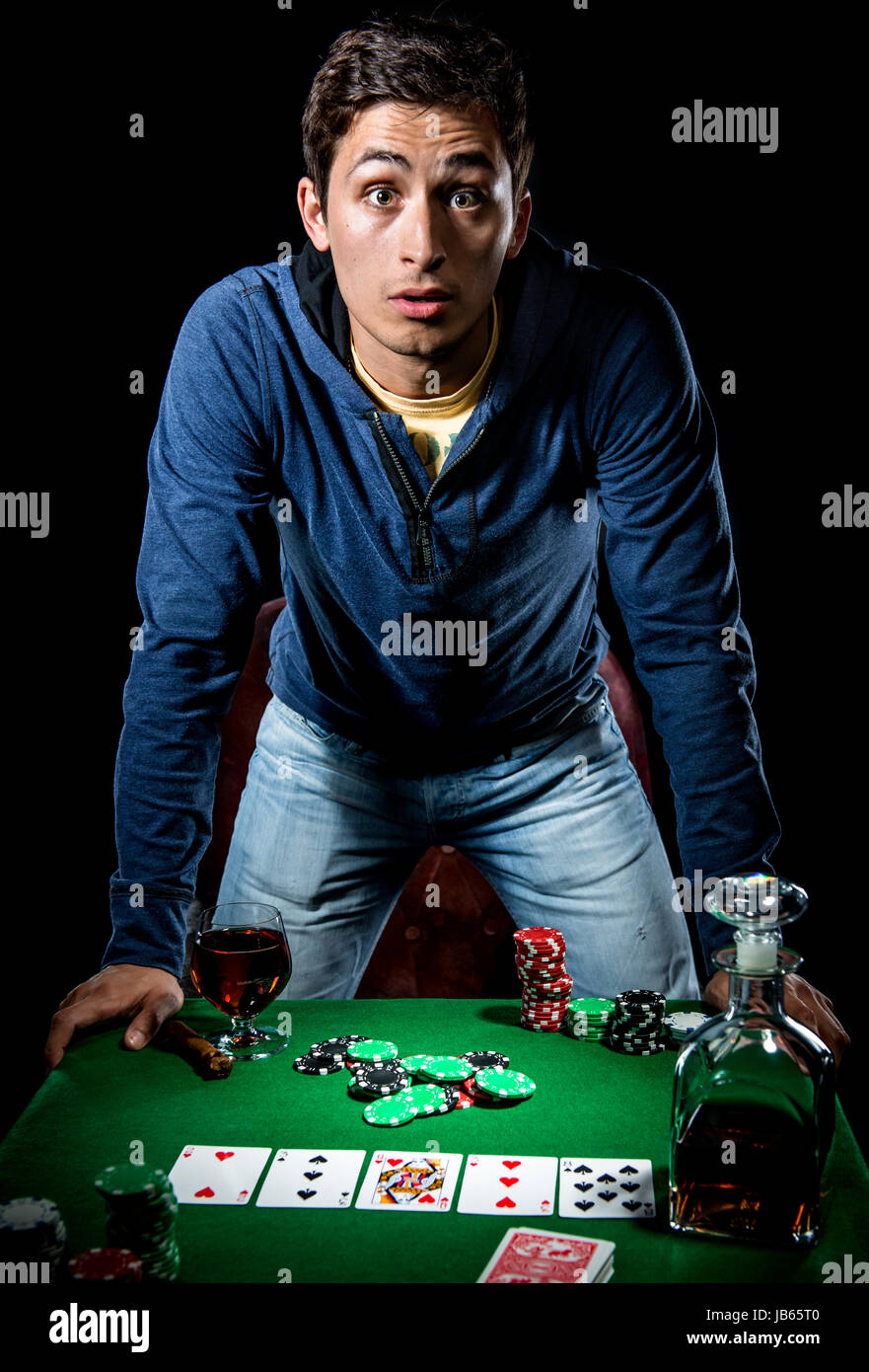 Young people gamble hi-res stock photography and images - Alamy