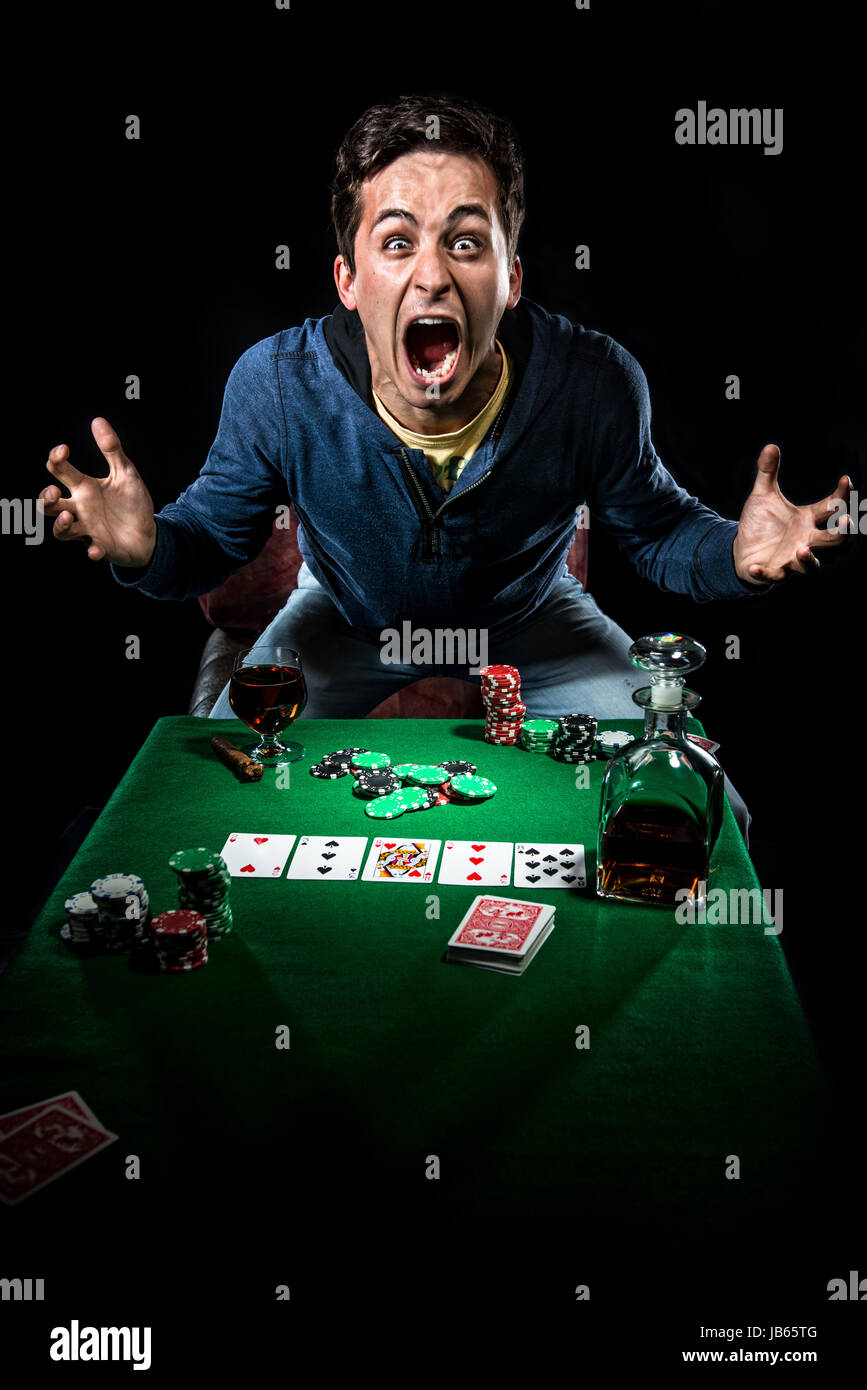 Gambler cards hi-res stock photography and images - Alamy