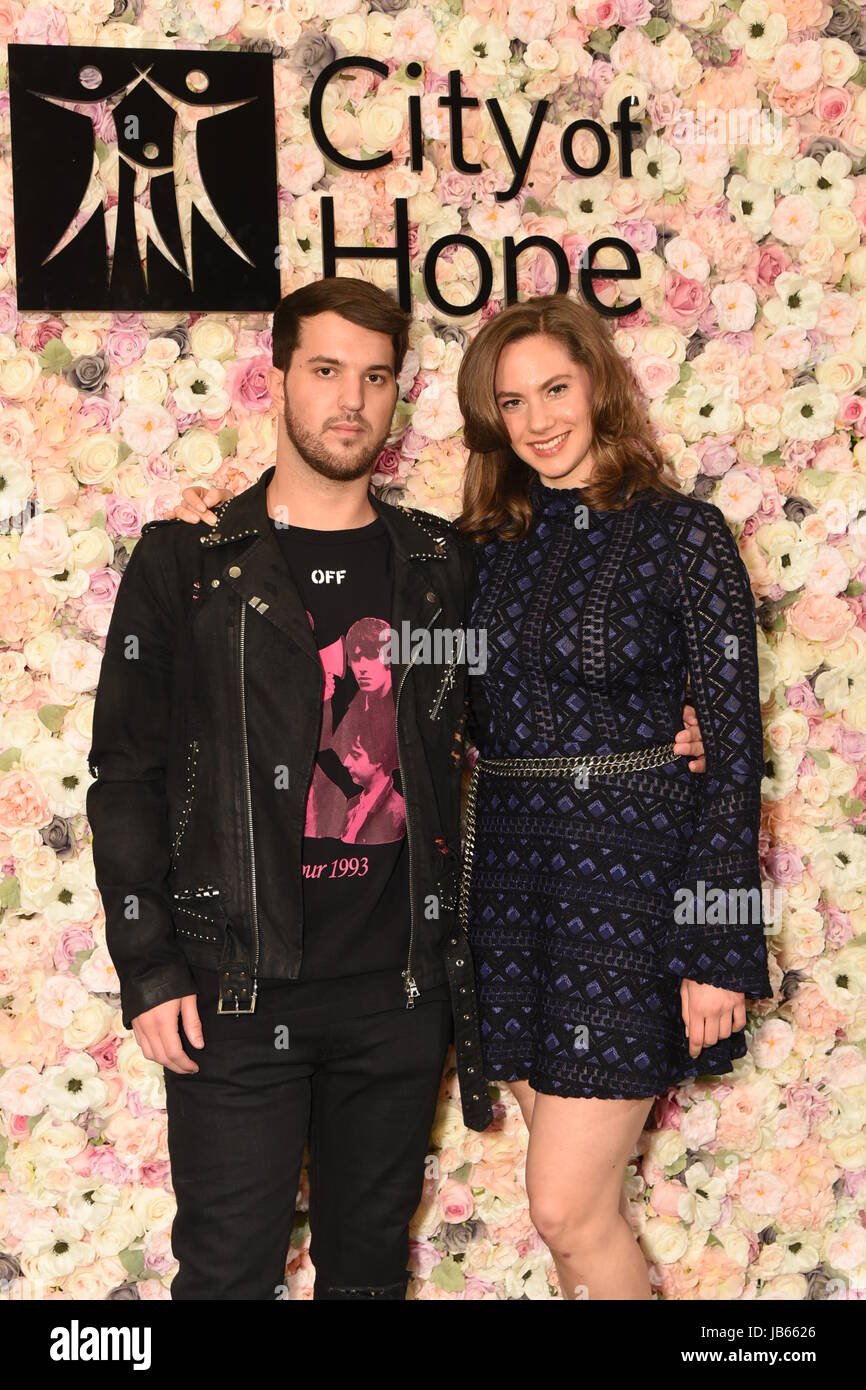 Andrew Warren and Emma Ferrer attending the City of Hope Gala at The ...