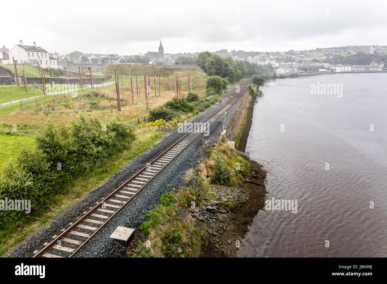 Derry aerial hi-res stock photography and images - Alamy