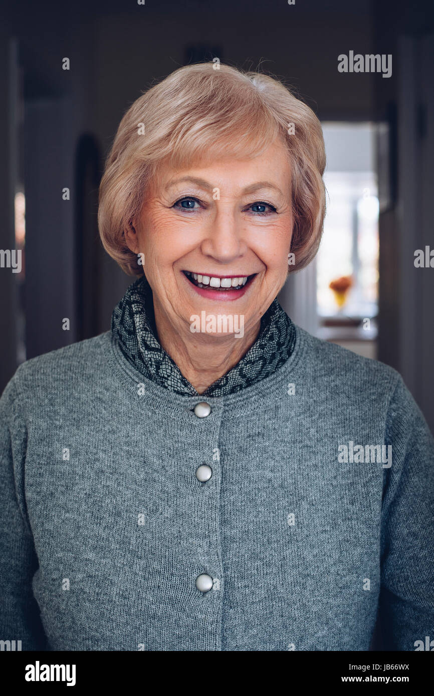 Portrait of a beautiful senior woman Stock Photo - Alamy