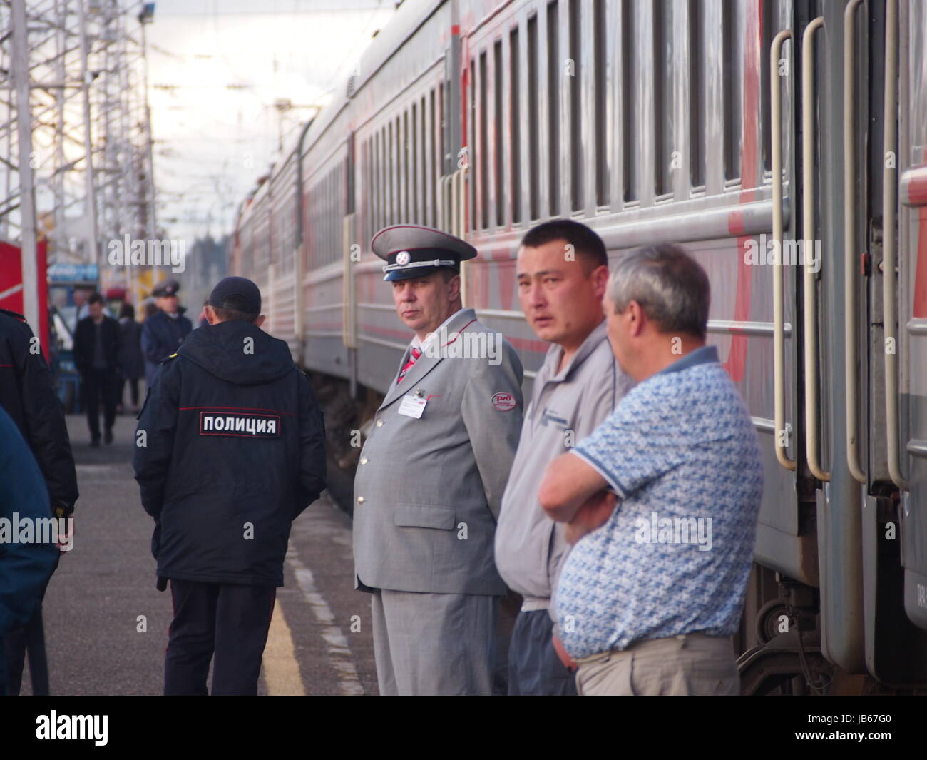 Russian commuter train hi-res stock photography and images - Alamy