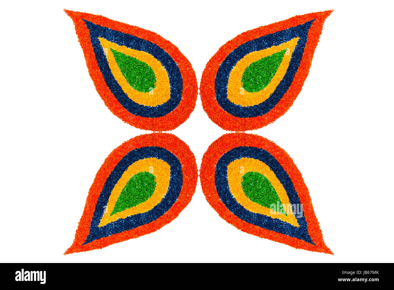 Diwali Festival Rice Decoration Multi Coloured Stock Photo - Alamy