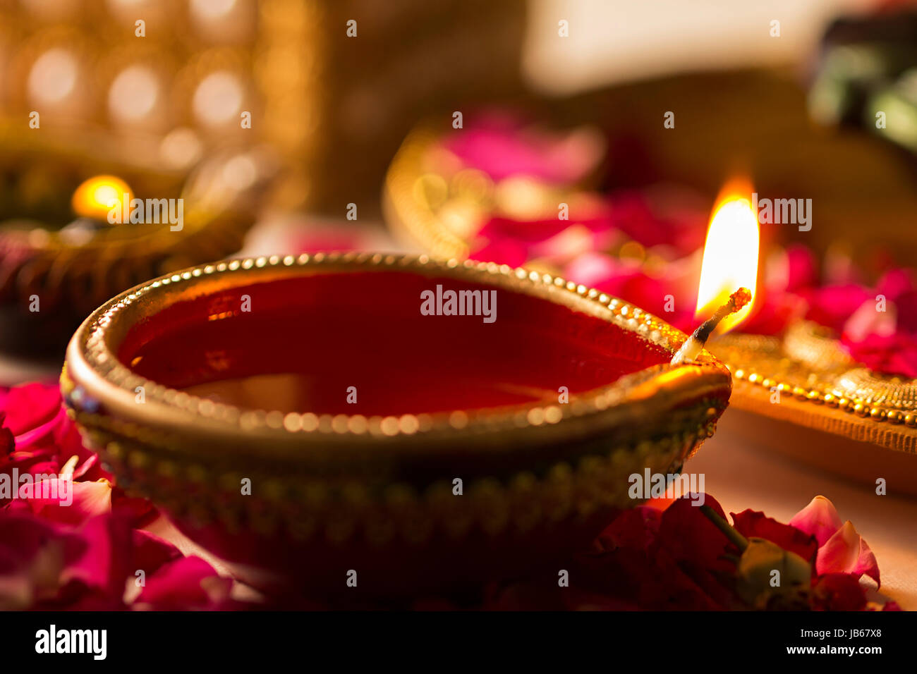 Celebration Diwali Diya Festival Fire Hinduism Religion Stock Photo - Alamy