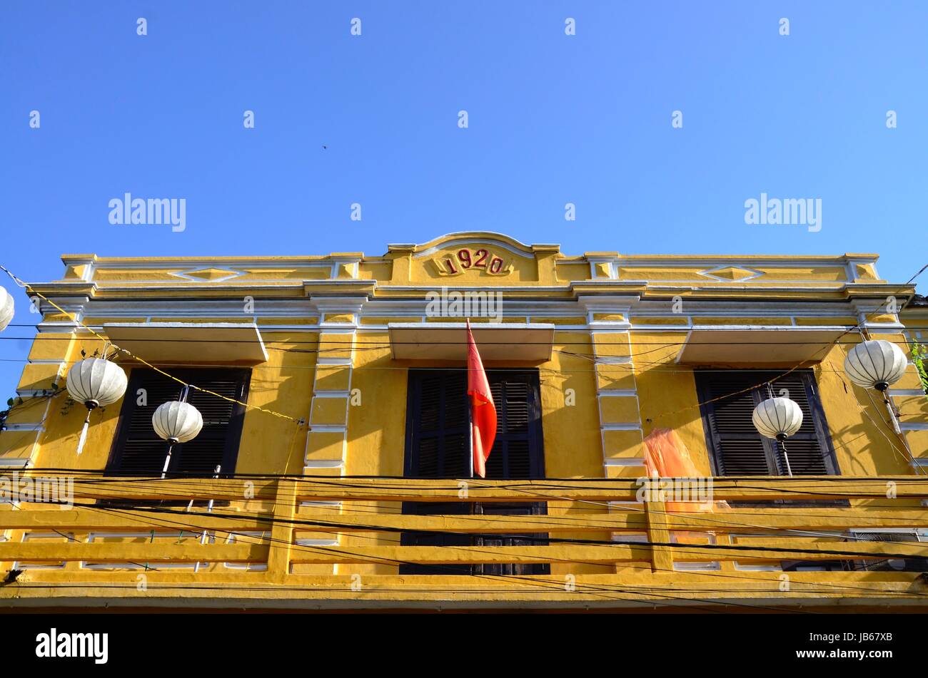 Art Deco building in Hoi An, Vietnam Stock Photo - Alamy