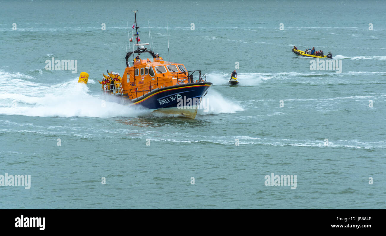 Scenes from Moelfre Lifeboat day on Anglesey, taken on the 16th August ...