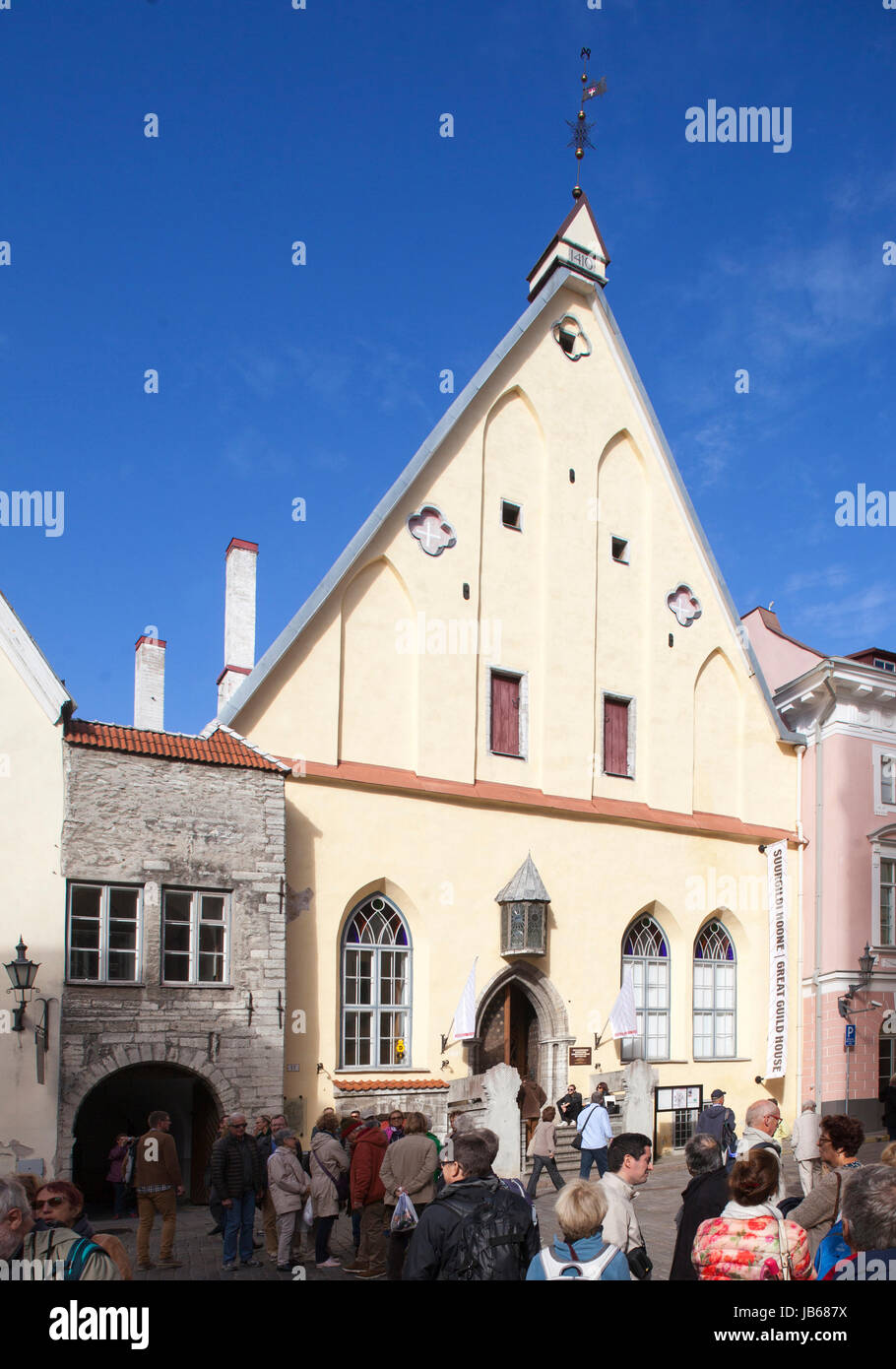 Museum House Great Guild , Estonia, Baltic States, Europe Stock Photo ...