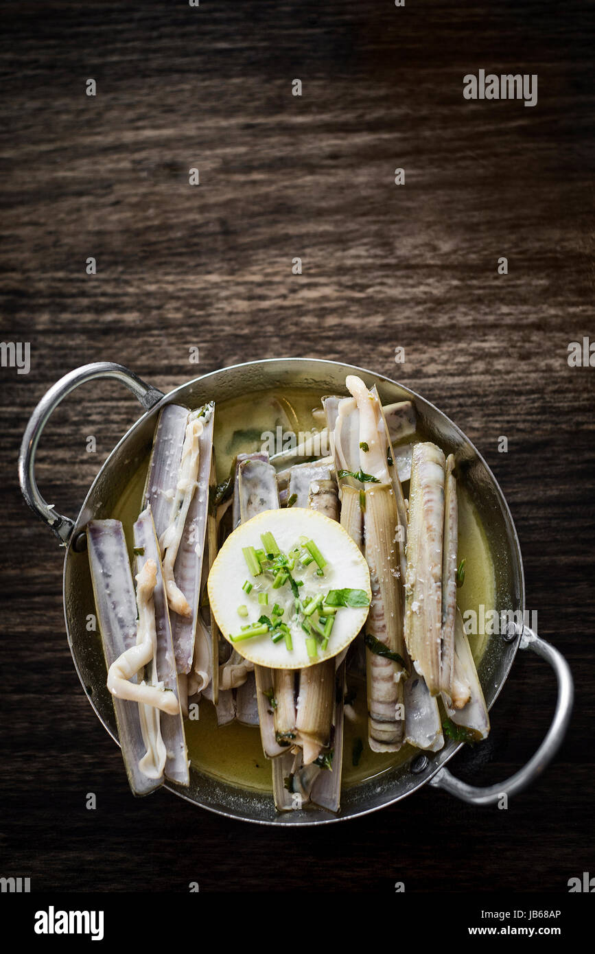 Razor Clam Shell High Resolution Stock Photography and Images - Alamy