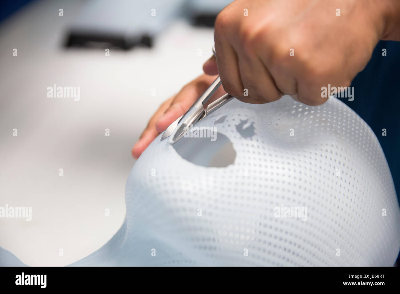 Radiotherapy mask shell hi-res stock photography and images - Alamy