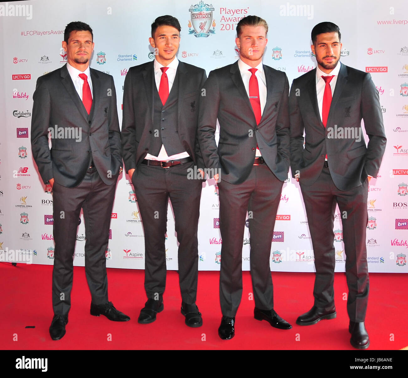 LFC players past and present arriving for the annual LFC players awards ...