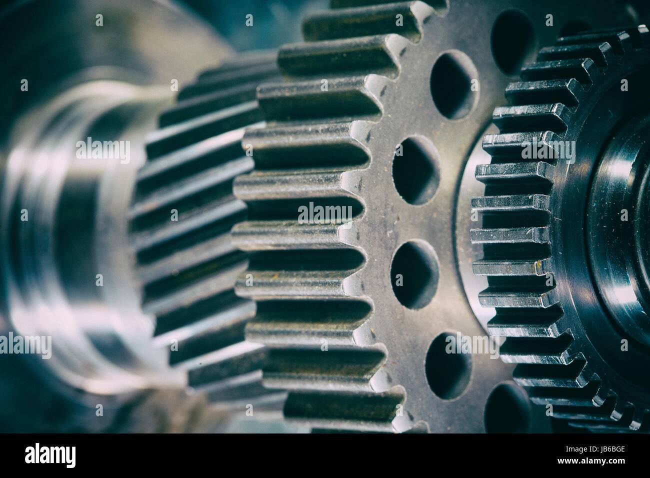 Industrial gears, close up Stock Photo - Alamy