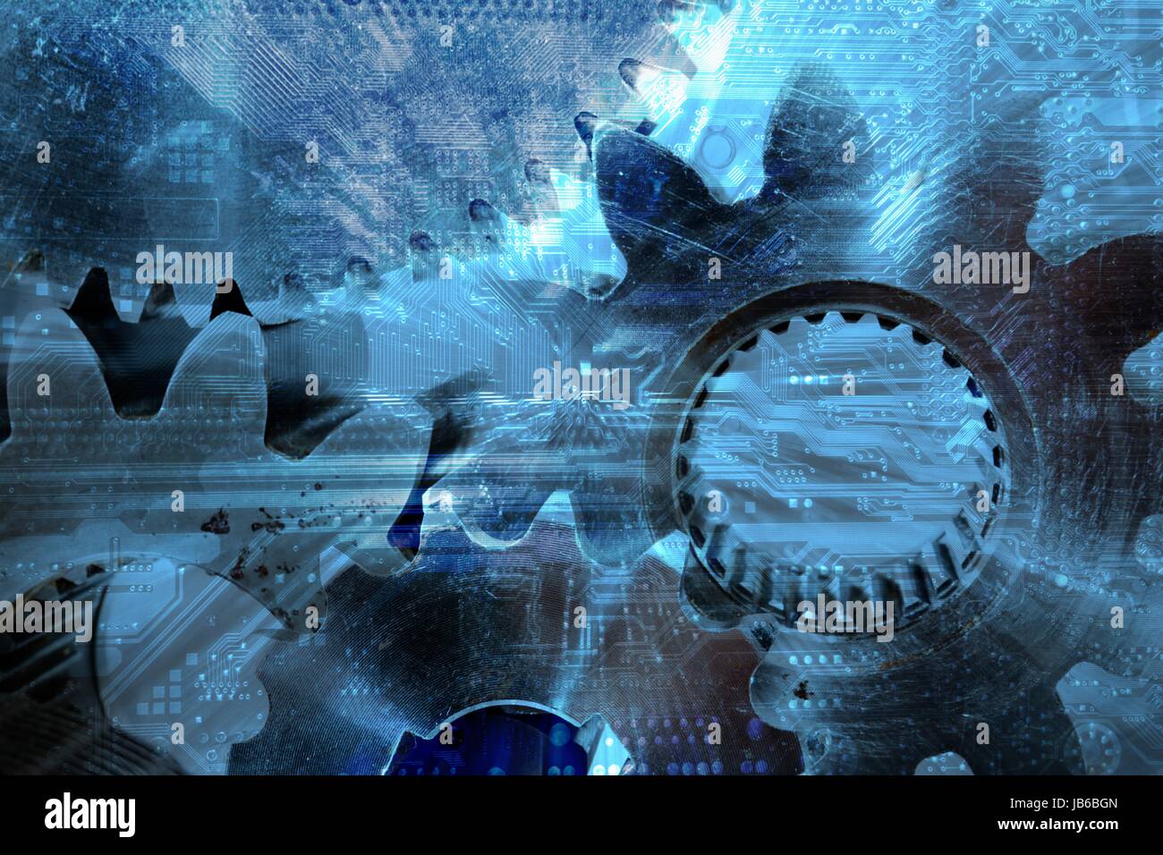 Industrial gears, close up Stock Photo - Alamy