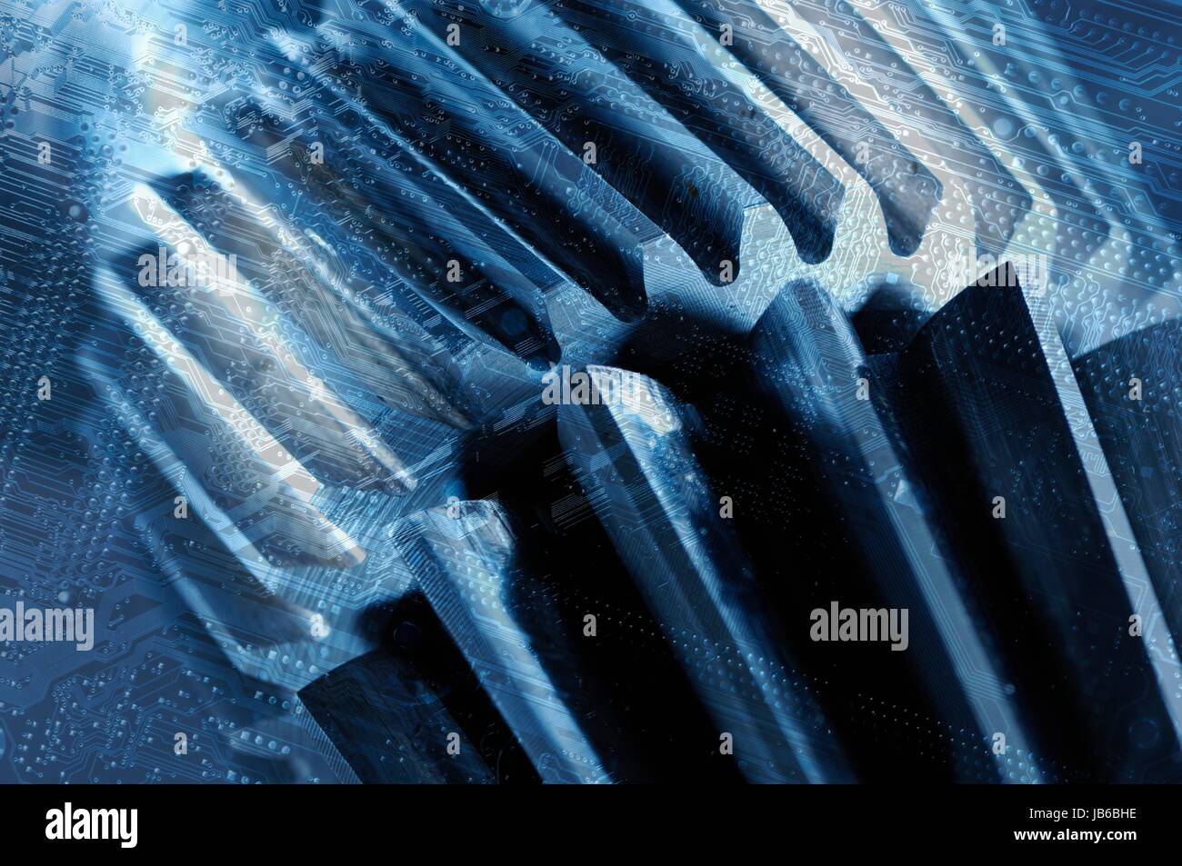 Industrial gears, close up Stock Photo - Alamy