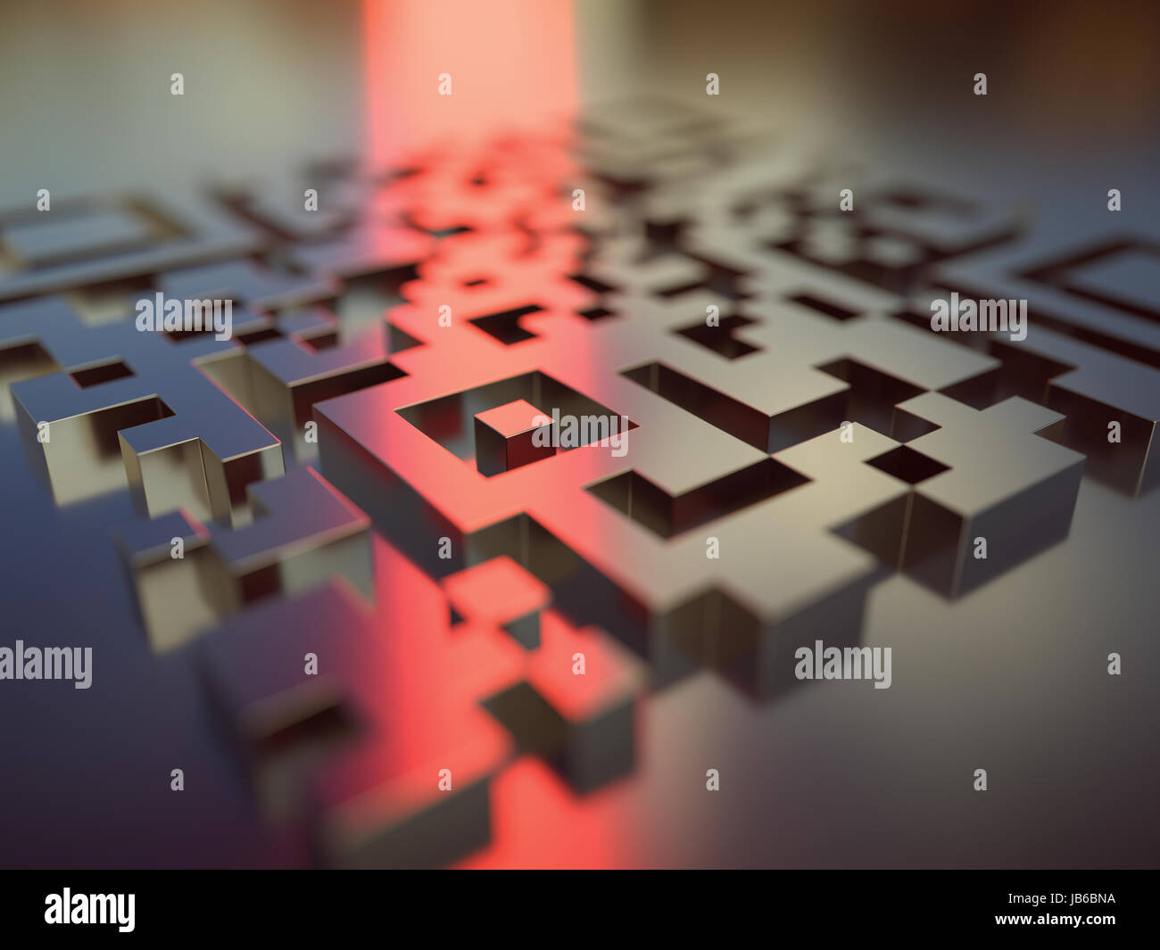 Quick response code (QR Code), illustration Stock Photo - Alamy