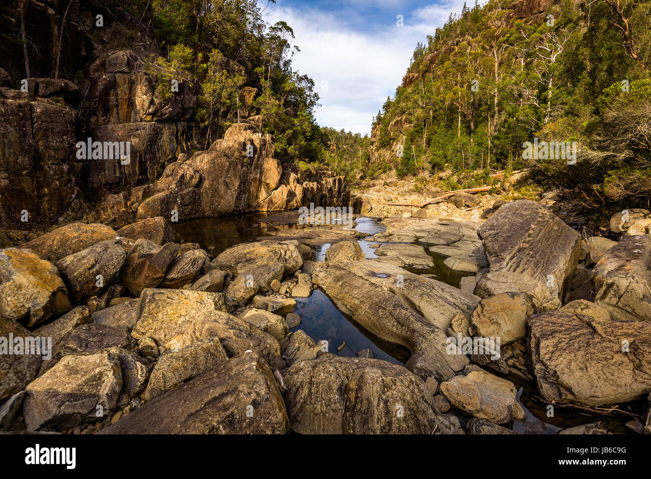 Apsley River Gorge at Douglas-Apsley National Park, Tasmania Stock ...