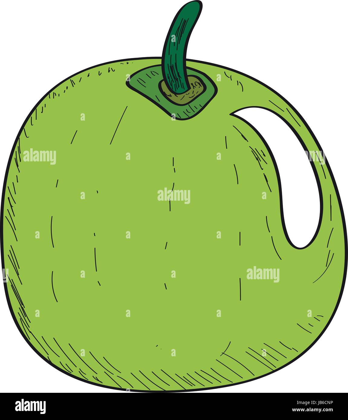 Apple fresh fruit comic Stock Vector Images - Alamy