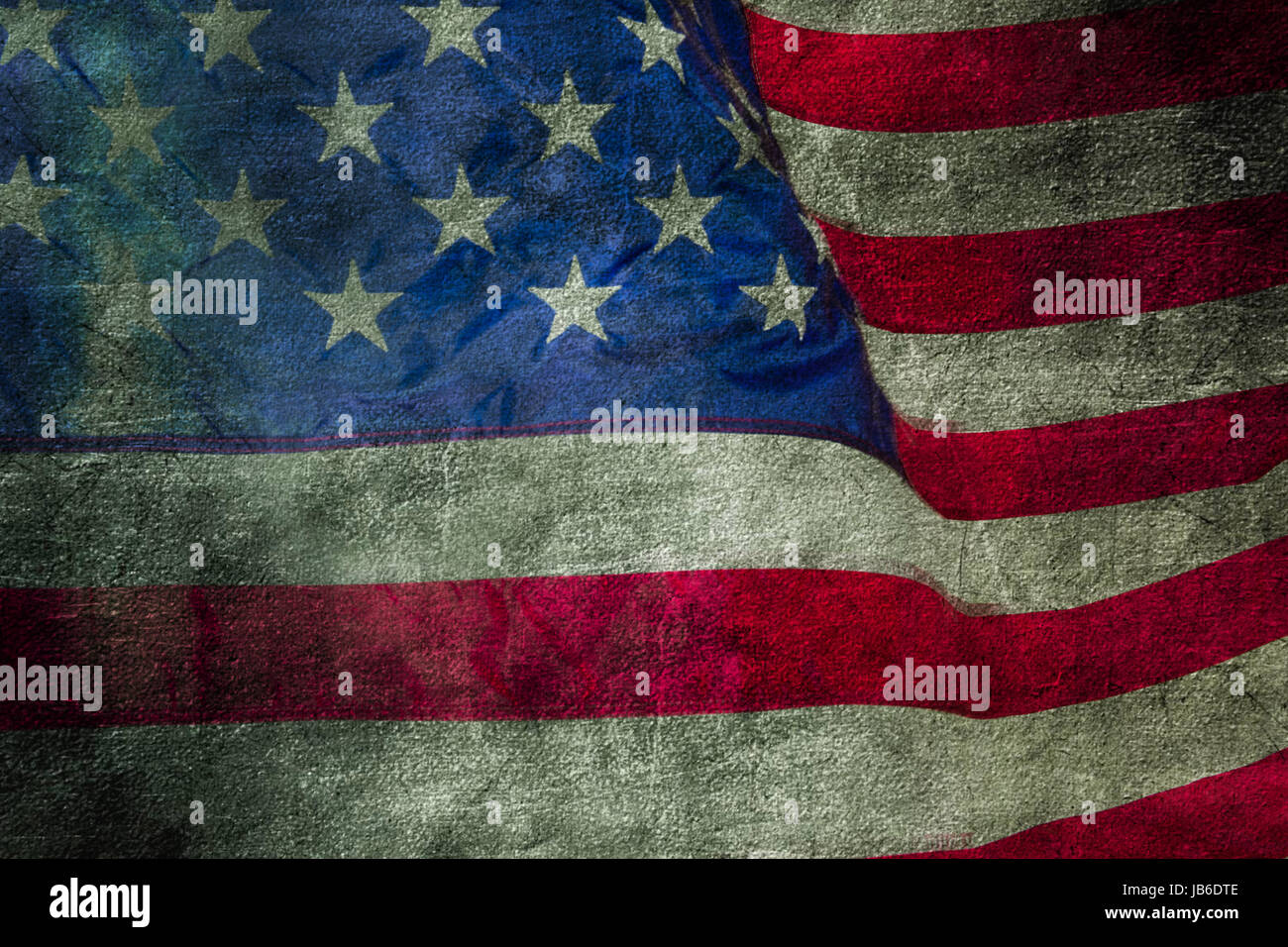 Closeup of grunge American flag. Vintage background Stock Photo - Alamy
