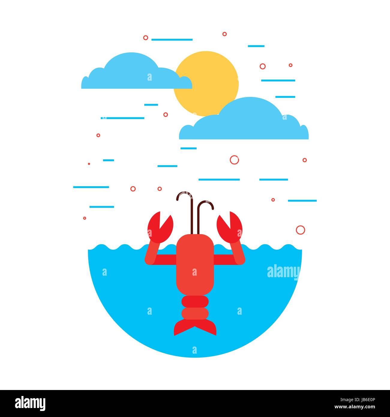 Draw seahorse Cut Out Stock Images & Pictures - Alamy