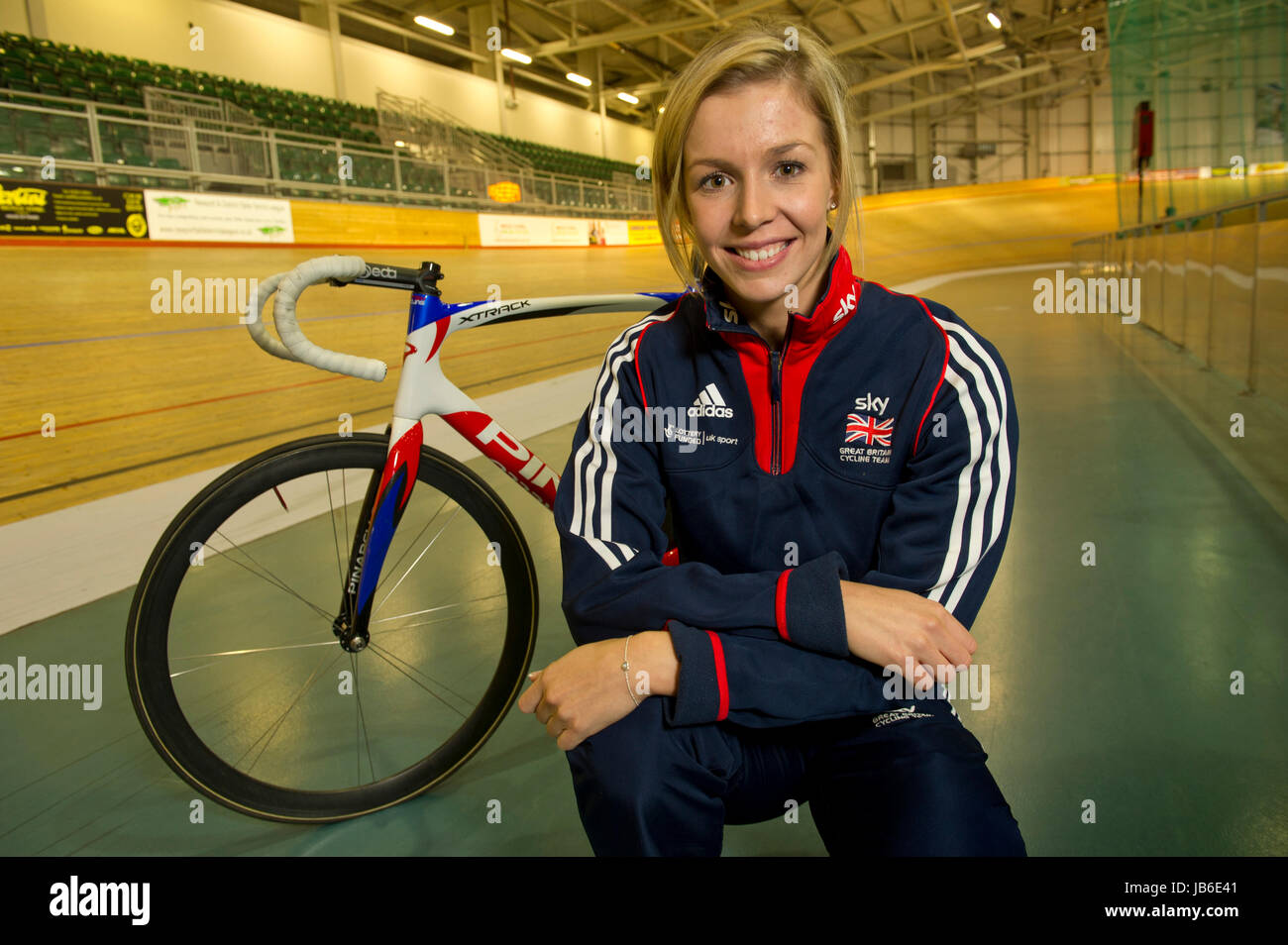 Olympic cyclist Becky James Stock Photo - Alamy