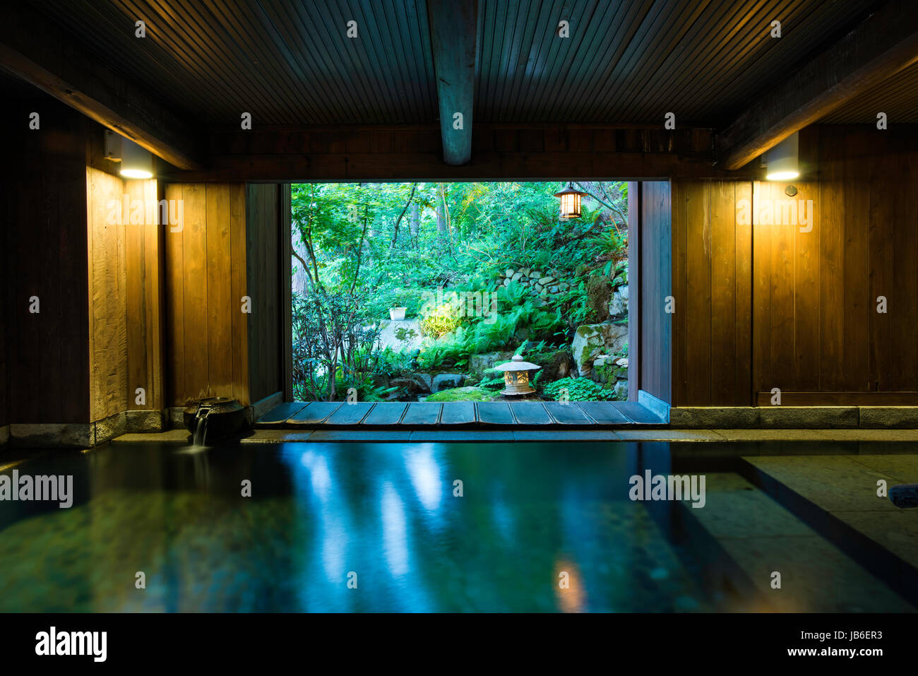 Japanese hot spring baths hi-res stock photography and images - Alamy