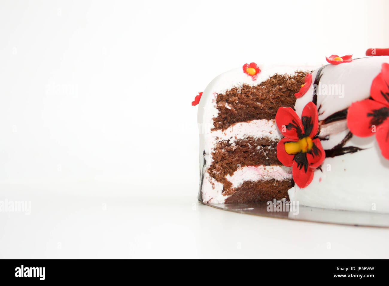 Cake a slice. Photo for your design Stock Photo - Alamy