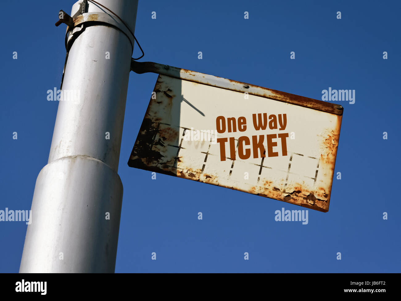 One way ticket hi-res stock photography and images - Alamy