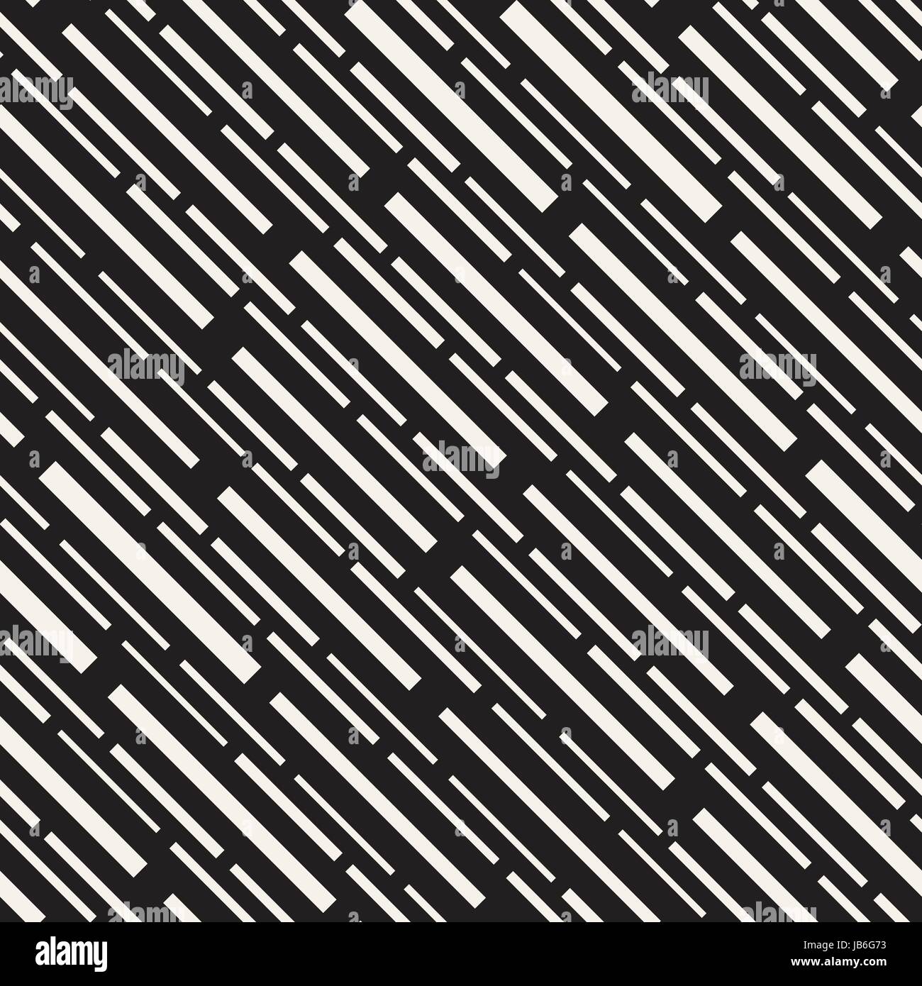 Black and White Irregular Dashed Lines Pattern. Modern Abstract Vector ...