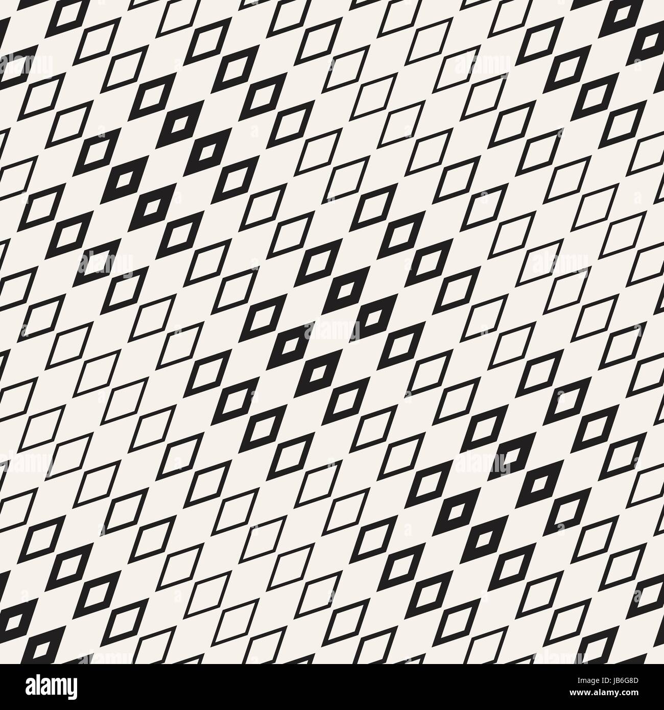 Repeating Geometric Rectangle Tiles. Stylish Monochrome Lattice. Vector ...