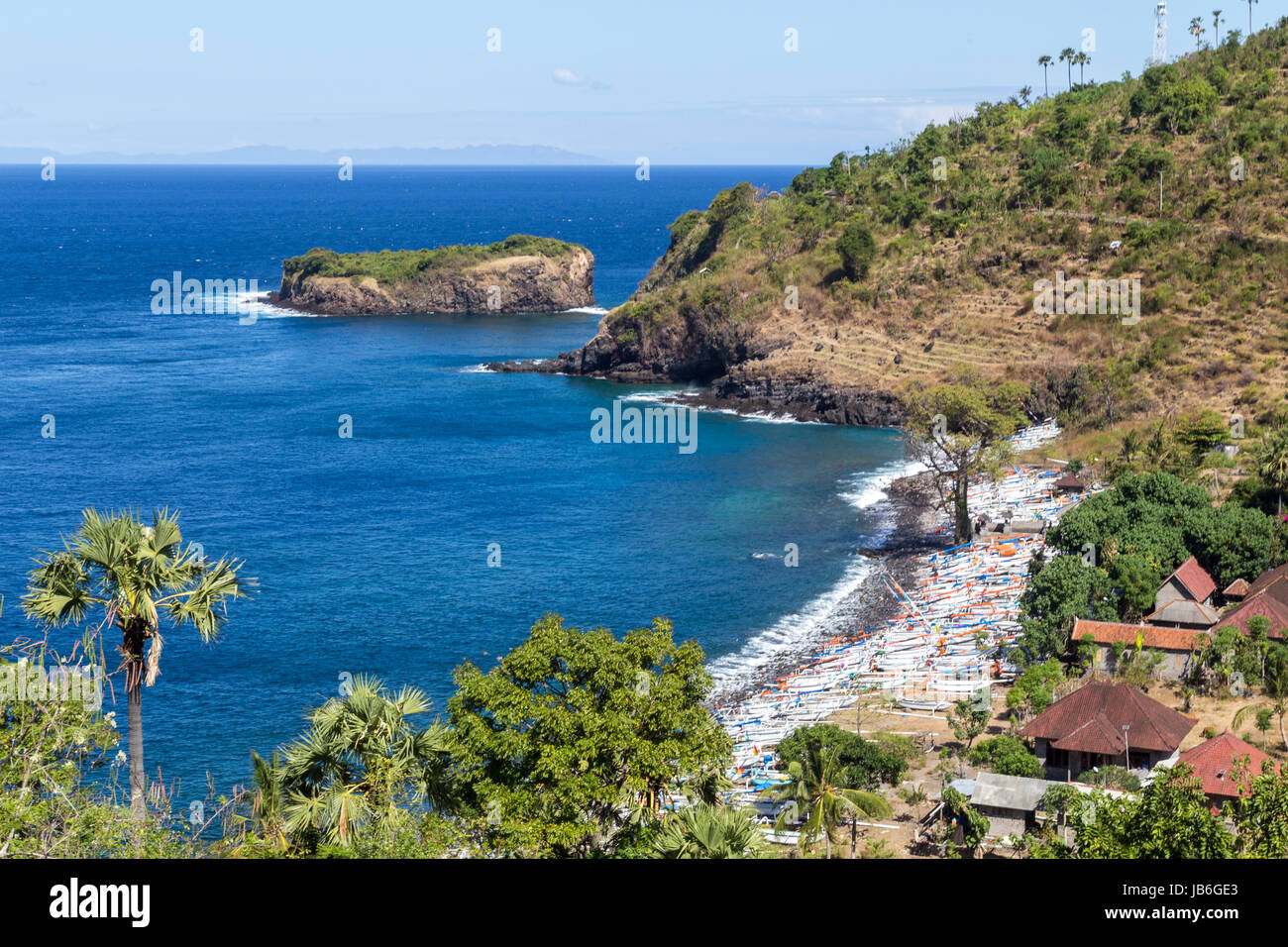 Beautiful Bay on Bali Stock Photo - Alamy
