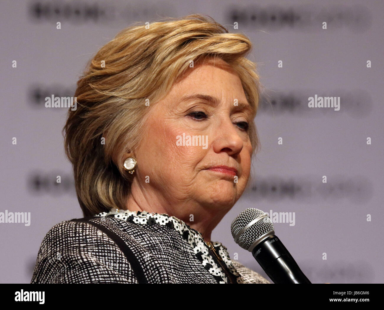 New York, New York, USA. 1st June, 2017. HILLARY CLINTON attends the ...