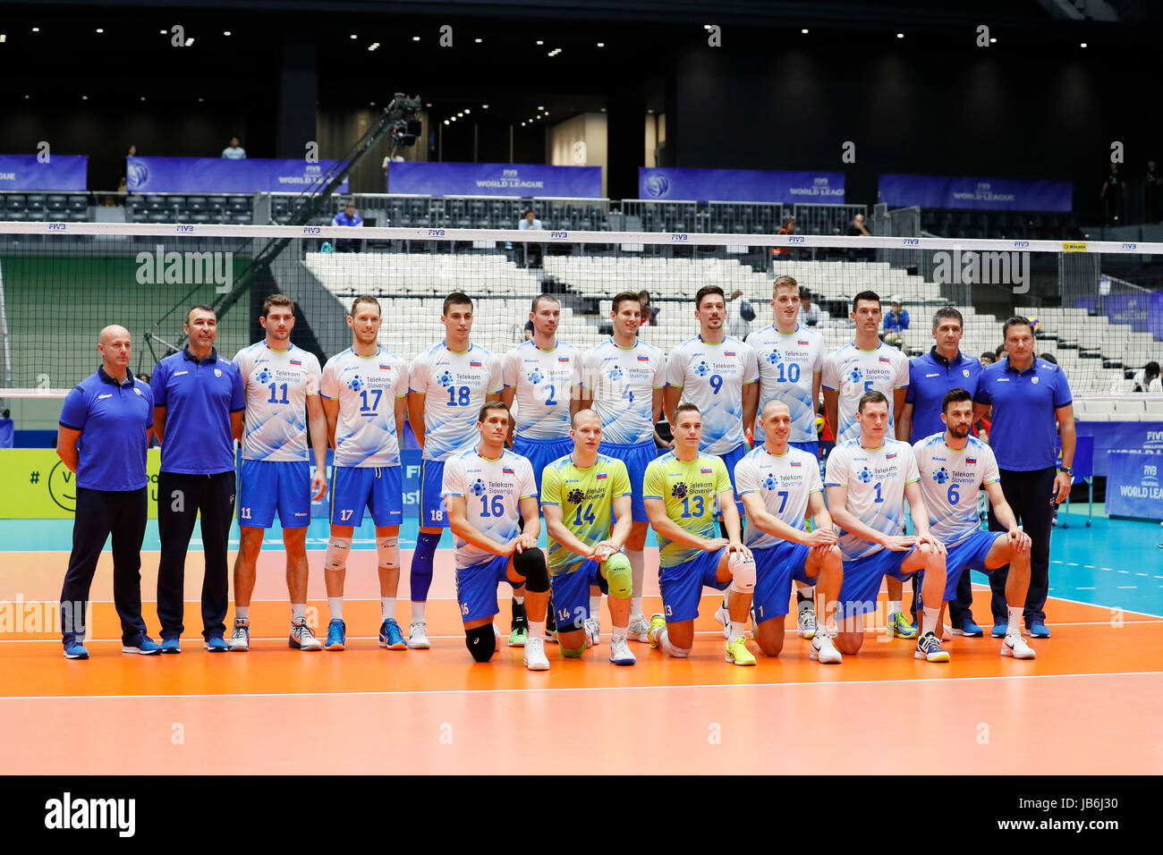 Slovenia line up team hi-res stock photography and images - Alamy