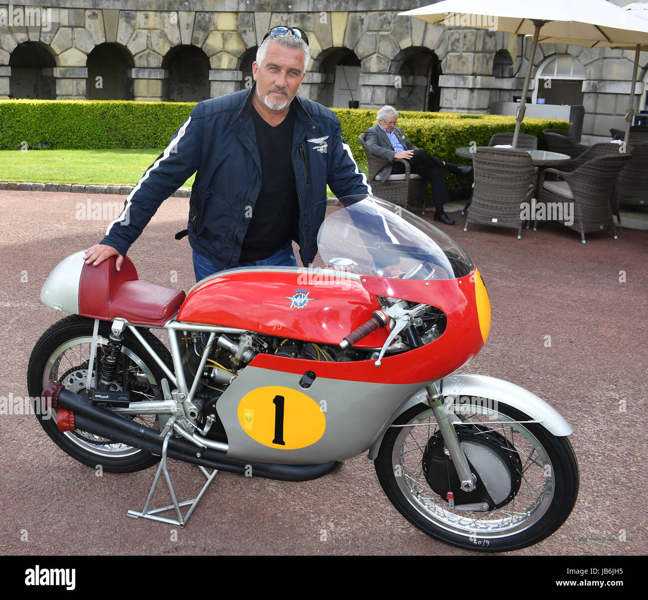 Paul Hollywood seen on the 1960 MV Augsta motor GP originally ridden by ...