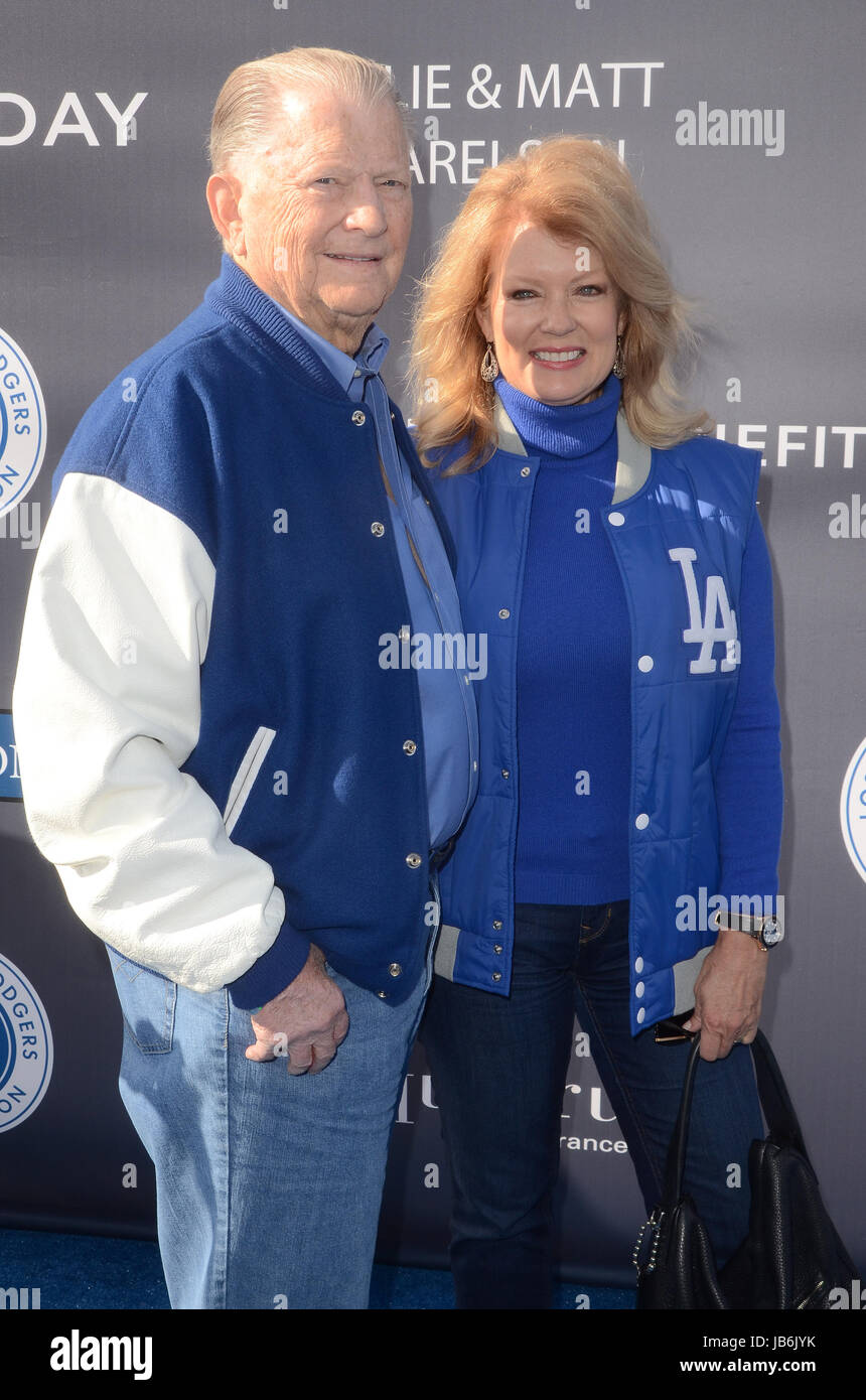 Los Angeles, Ca, USA. 08th June, 2017. Burt Sugarman and Mary Hart at ...