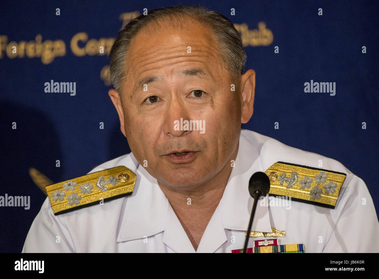 May 23, 2017 - Tokyo, Japan - Admiral Katsutoshi Kawano, the head of ...
